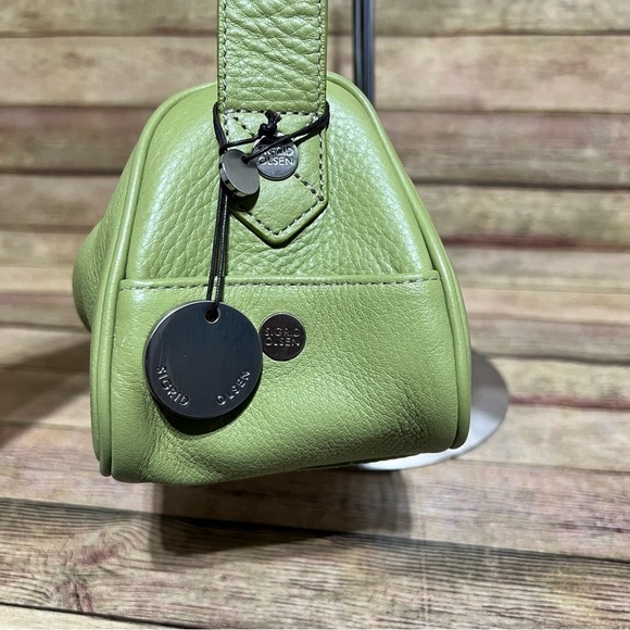 Sigrid Olsen | Bags | Sigrid Olsen Green Leather Shoulder Bag | Poshmark